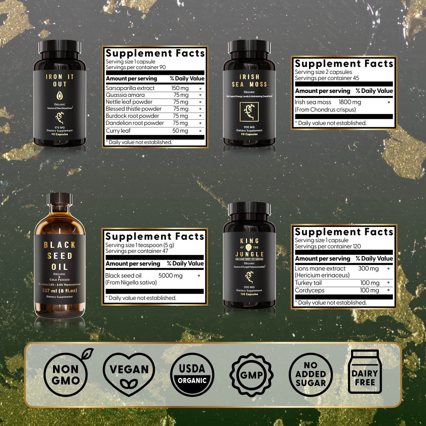 The Genius Pack 2.0 (With Cold-Pressed Black Seed Oil Instead of Capsu